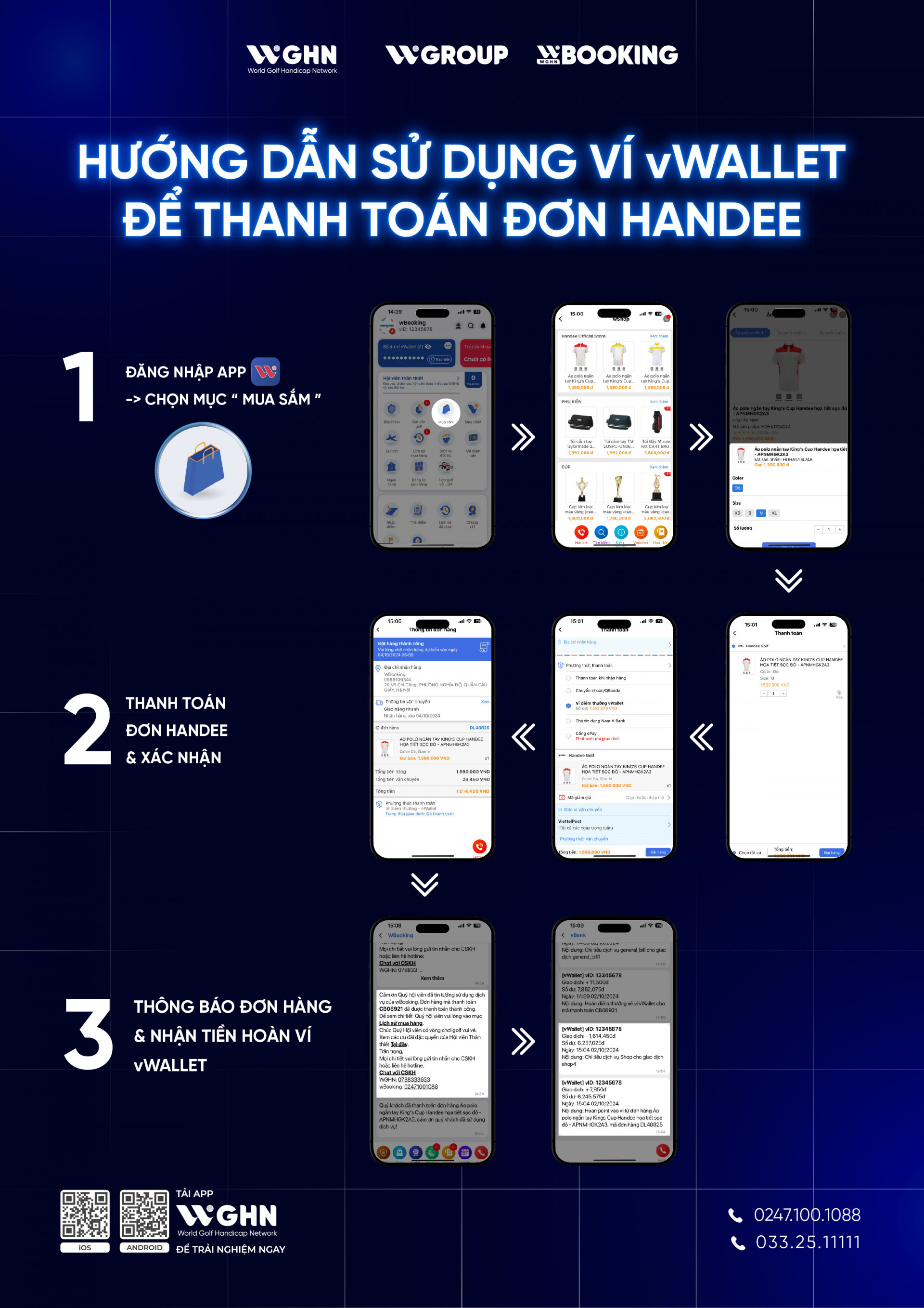 Chính sách Hội viên Thân thiết và Hướng dẫn sử dụng ví điểm thưởng vWallet của wGroup